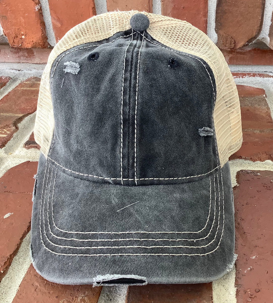Washed Traditional Ball Cap Style Hat – Ava's Violet